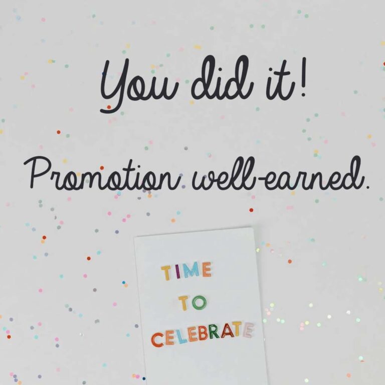 Heartfelt Promotion Congratulations for a Bold New Chapter - Good Wishes