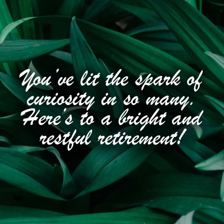 Farewell Messages for retirees - Good Wishes
