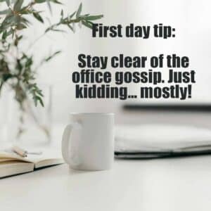 First Day at Work Messages - Good Wishes