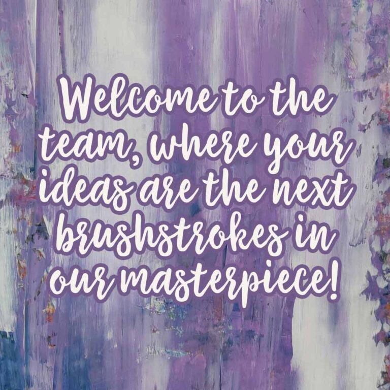 Welcome Messages for New Team Members - Good Wishes